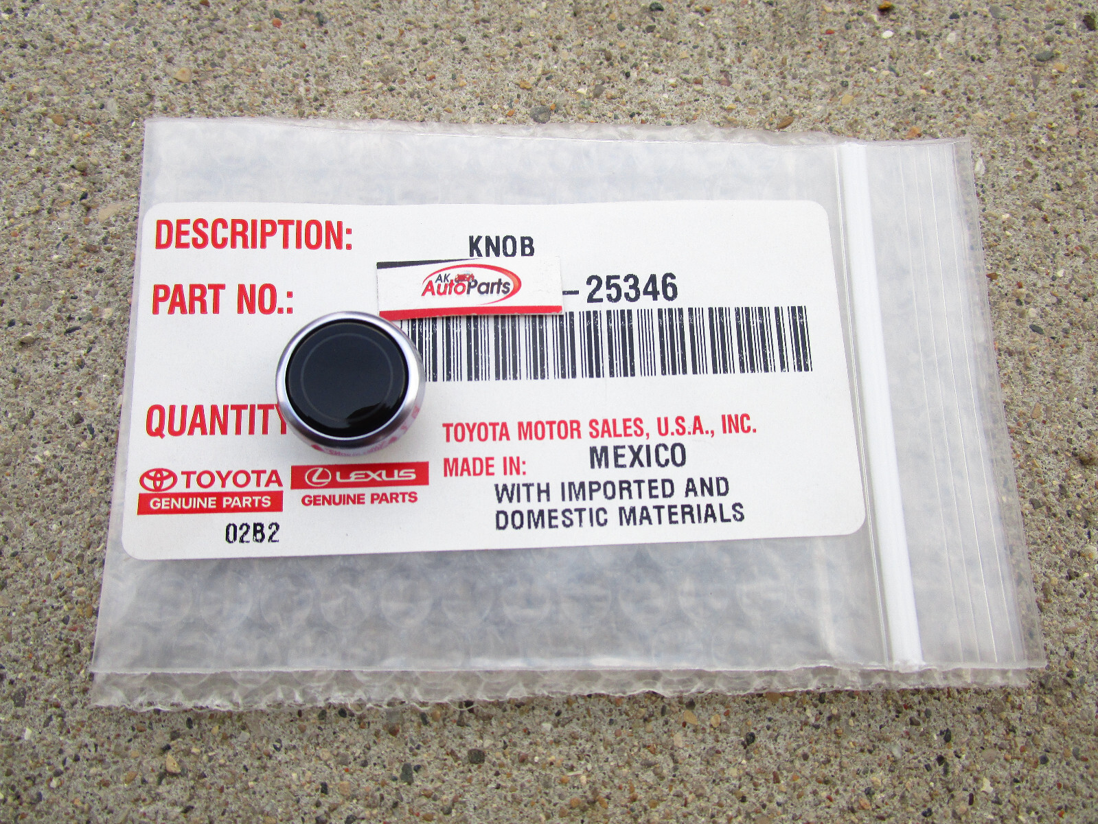 22 - 23 TOYOTA TUNDRA 8 INCH DISPLAY POWER VOLUME KNOB QTY 1 OEM BRAND ...