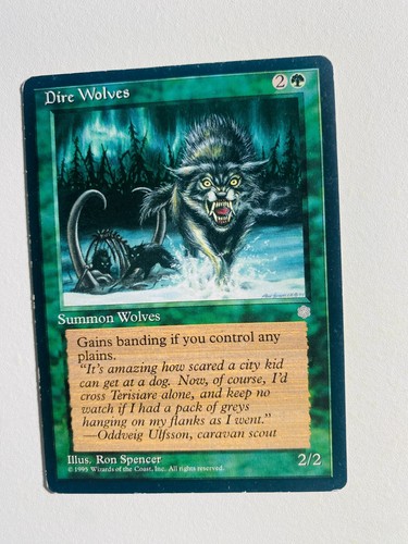 1X MTG MAGIC THE GATHERING DIRE WOLVES NM-MT CARD | eBay