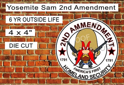 Yosemite Sam 2nd Amendment 2a Gun Rights Americas First Homeland ...