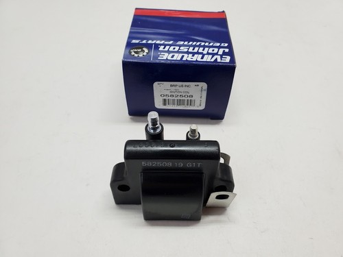 New OMC Evinrude Johnson Marine Boat Ignition Coil Assembly OEM 0582508 ...