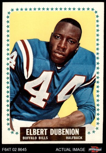 1964 Topps #26 Elbert Dubenion Bills SHORT-PRINT Bluffton 6 - EX/MT | eBay