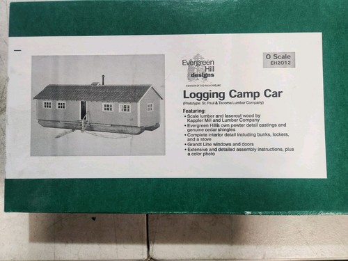 Evergreen Hill Designs O Scale Logging Camp Car Kit | eBay