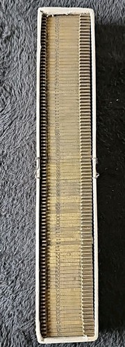 Vintage Linotype Matrix Machine Printing Press Numbers 0-9 Lot Of 100 ...