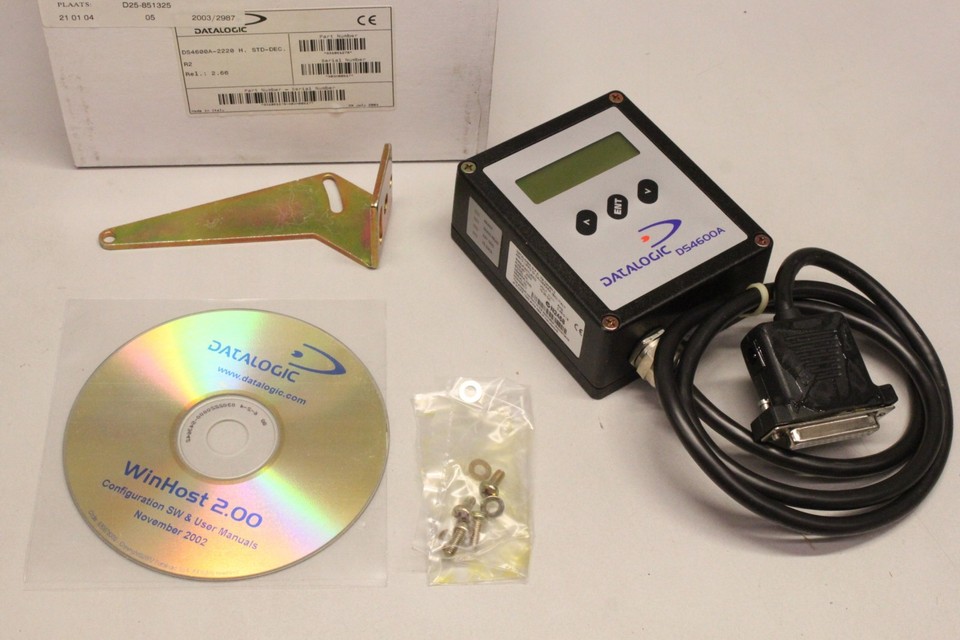 DATALOGIC DS4600A-2220 H R2 Rel.2.66 Sensor Barcode Scanner N2468 OVP ...
