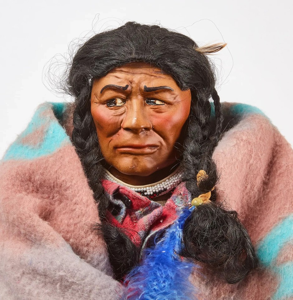 Vintage large Skookum Indian Doll store display Choice | eBay