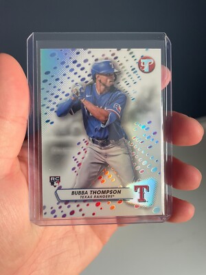 Bubba Thompson Rookie Refractor - 2023 Topps Pristine Baseball #71 ...