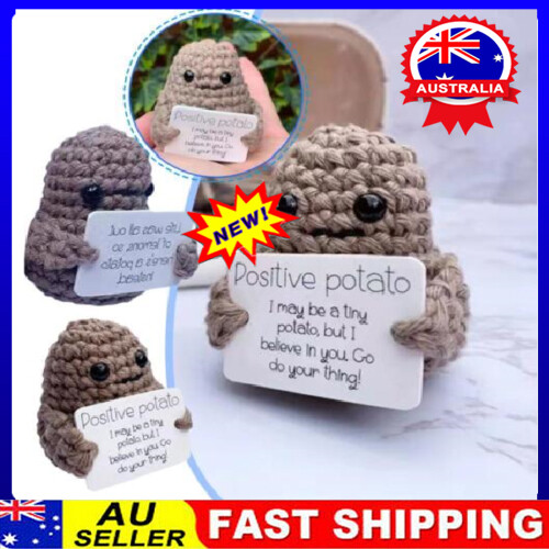 Positive Potatoes Knitting Potato Inspired Toy Tiny Doll Funny ...