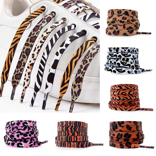 3Pair 120CM Flat Animal Pattern Shoelaces Drawstring Sneakers Laces ...