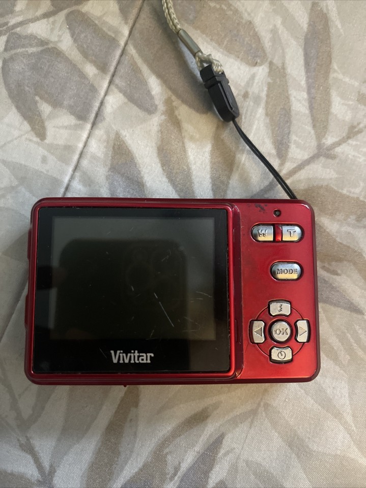 Vivitar Digital Camera Vivicam Digicam 5024 5.1MP Red Tested AS IS | eBay