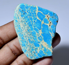 Natural Blue Ridge Turquoise 132.0 Ct Polished Slab Untreated Certified ...