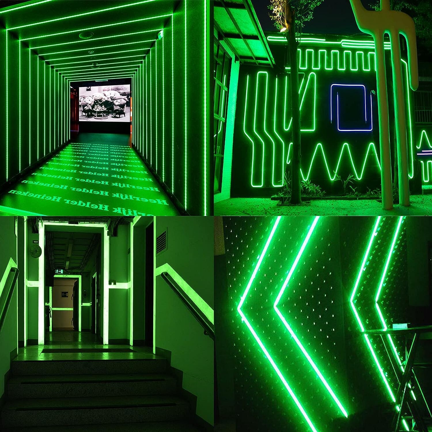 330ft LED Neon Rope Light Strip 110V Waterproof Commercial Building ...