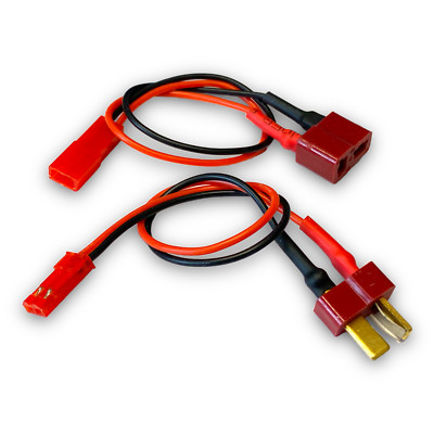 2x SET T-Dean Stecker Buchse JST Male Female Silikon 15cm Kabel Adapter ...