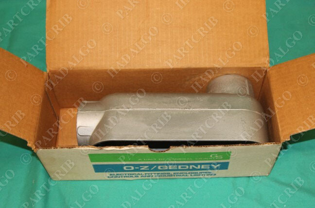 O-Z Gedney Conduit Bodies LB 90 degrees rigid raintight aluminum 2" LB ...