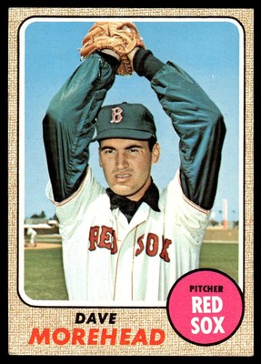 1968 Topps Dave Morehead Boston Red Sox #212 | eBay