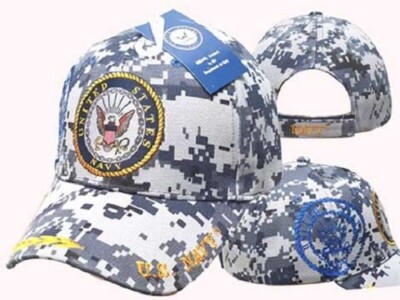 US NAVY USN VETERAN FEATHER EGGS BALL CAP HAT ACU NAVY CAMO | eBay