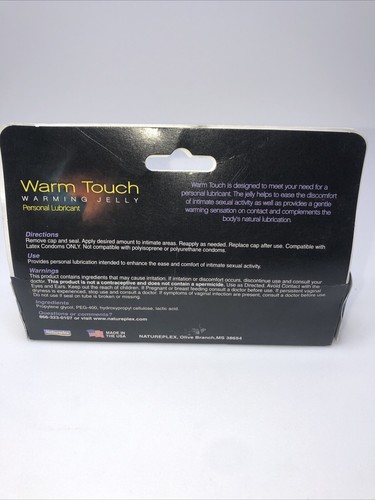 Natureplex Warm Touch Warning Jelly - 2oz for sale online | eBay