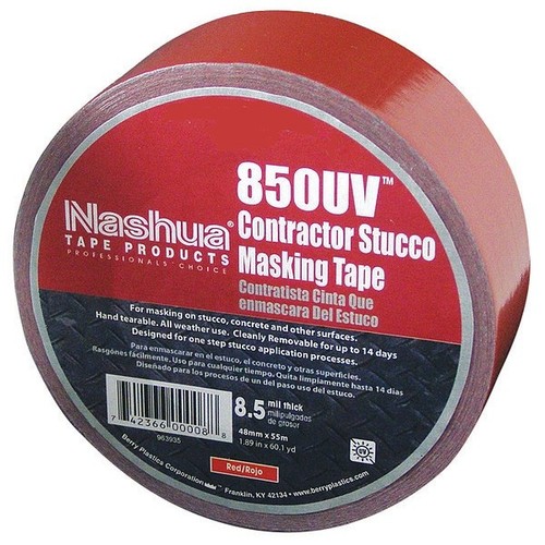 Nashua Duct Tape,Red,1 7/8 in x 60 yd,8.5 mil 850UV Nashua 850UV ...