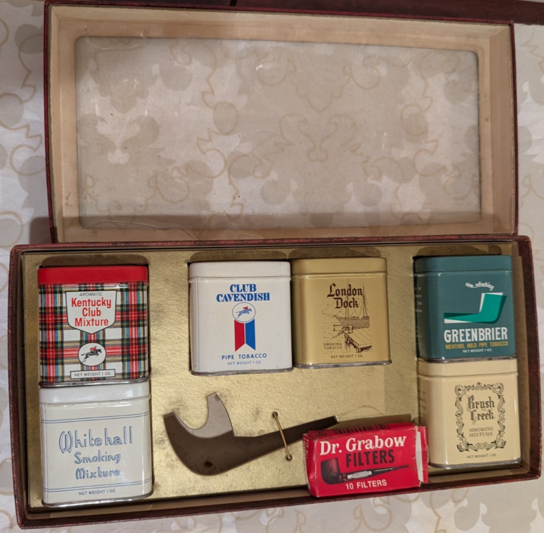 Vintage Tobacco EMPTY Tin Cans Advertising Display 1 oz. Assorted ~ Lot ...