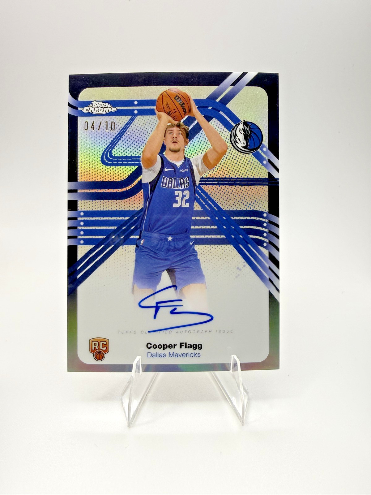 Cooper Flagg 2025 Topps Chrome #NS-CF Next Stop Signatures - Black ...