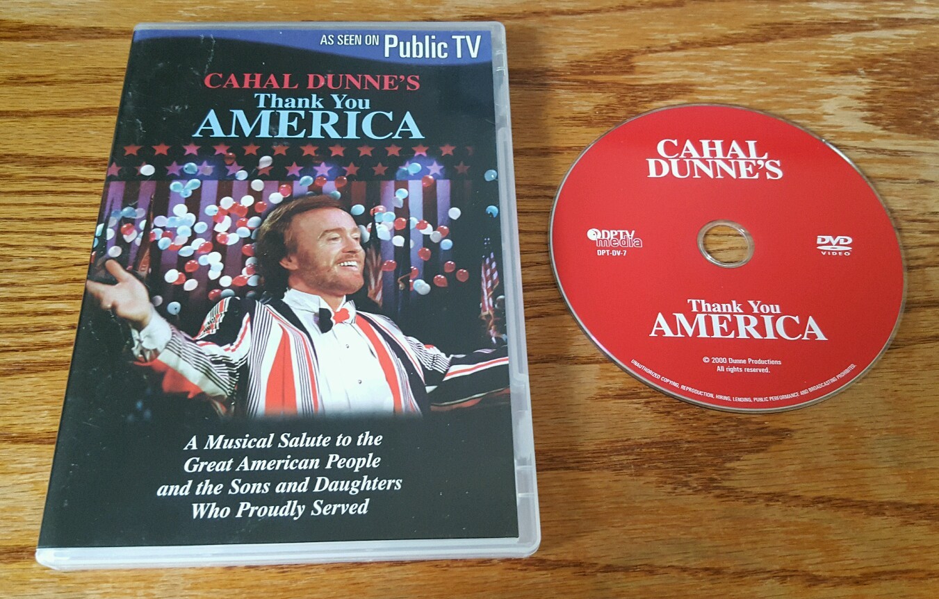 Cahal Dunne's Thank You America (DVD, 2000) PBS live music concert DPTV ...
