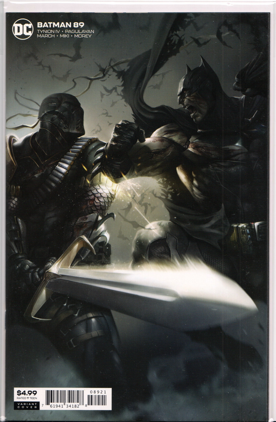 BATMAN #89 (1ST PRINT)(FRANCESCO MATTINA VARIANT)(PUNCHLINE APPEARANCE ...