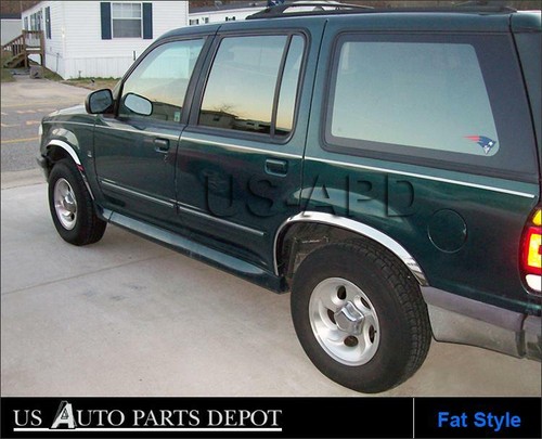 FOR 95-98 Ford Explorer 4 Door Chrome Fender Trim | eBay