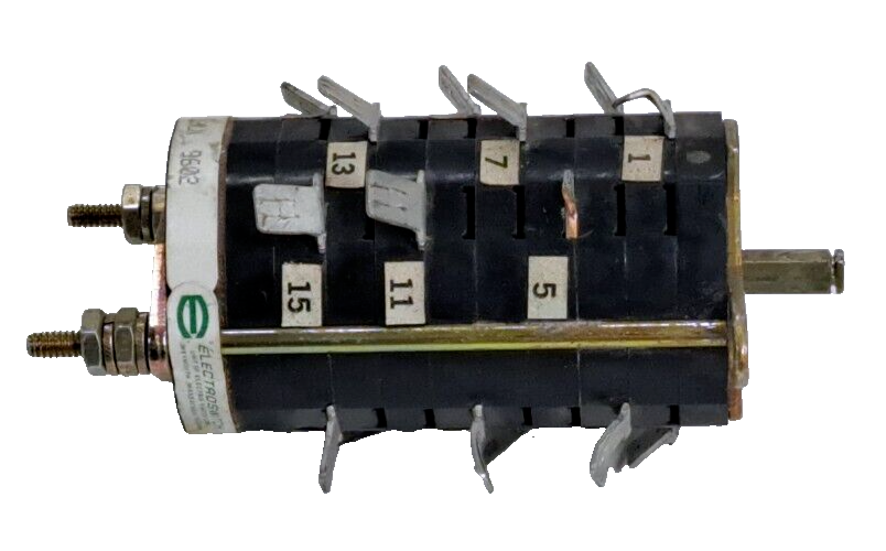 ELECTROSWITCH AUXILLARY SWITCH SERIES 102 1/2HP 600VAC CAT NO. 10208LN ...