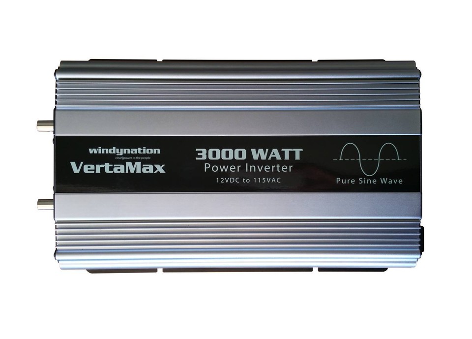 VertaMax 3000 Watt (6000W) Pure Sine Wave Power Inverter 12V Battery RV ...