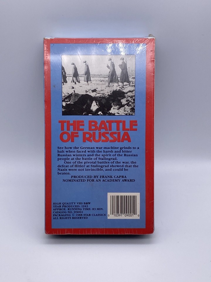 "The Battle Of Russia" (VHS 1988) Star Classic Military War "Why We ...