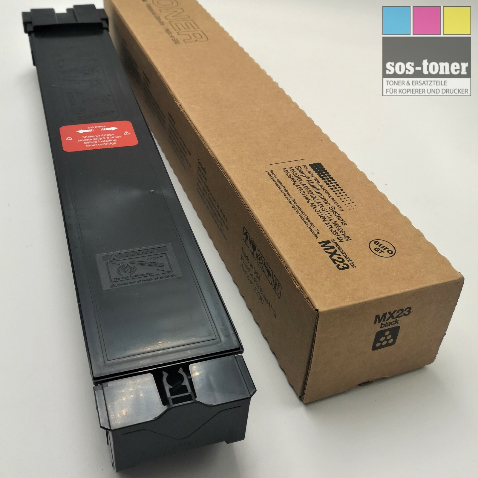 Toner Black Sharp MX-2010,2310,2614,3111,3114 MX-23 GTBA, NEUWARE KEIN ...