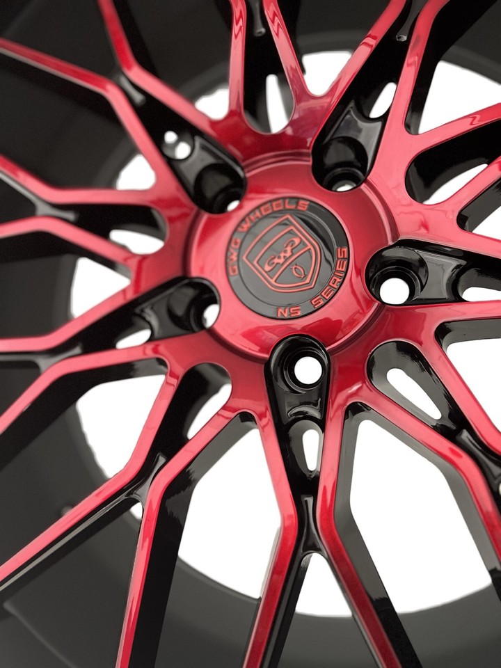 NS1 19 inch Black Red Rims fits CHEVY IMPALA LTZ 2006 - 2013 | eBay