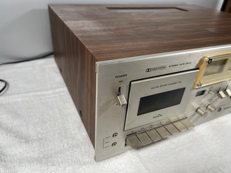 Vintage Panasonic RA-6700 Stereo Receiver Cassette Deck Combo POWERS ...