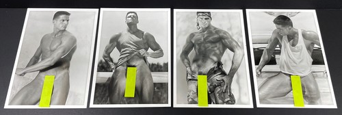 4 Colt Studio 5" x 7" Male Physique Art Photos Fred Slinger B&W | eBay