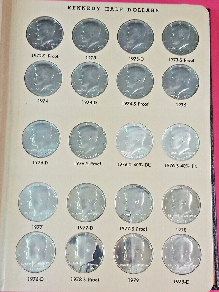 *MAGNIFICENT BU KENNEDY HALF DOLLAR COLLECTION 1964-2025P&D! 48 PROOFS ...