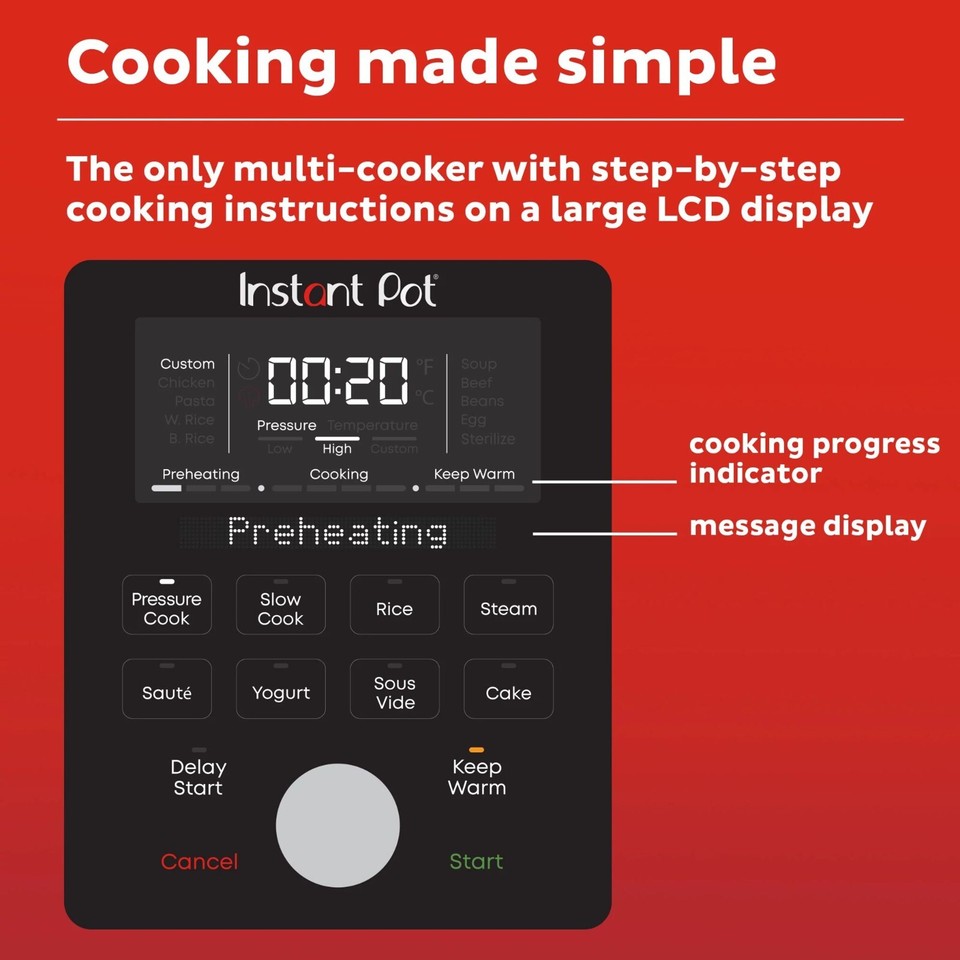 Instant Pot Duo Plus 6 Quart Multi-Use Pressure Cooker V4 - New | eBay
