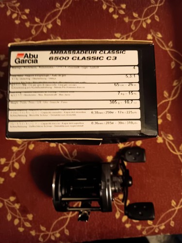 Abu Garcia Ambassadeur C3 6500C3 Freshwater Fishing Reel LH | eBay