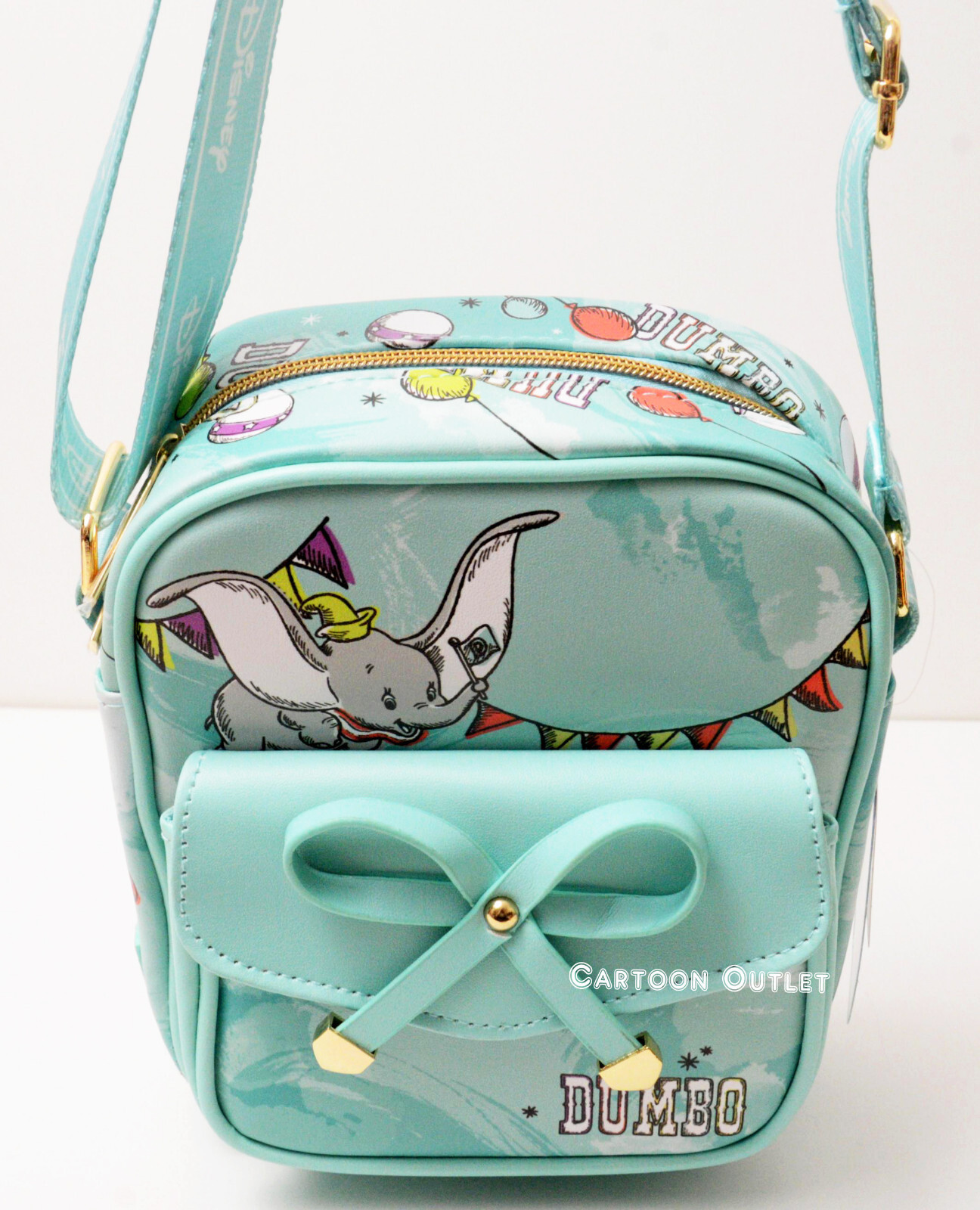 Disney Dumbo Purse Crossbody Ladies Small Travel Side Bag Vegan Leather ...