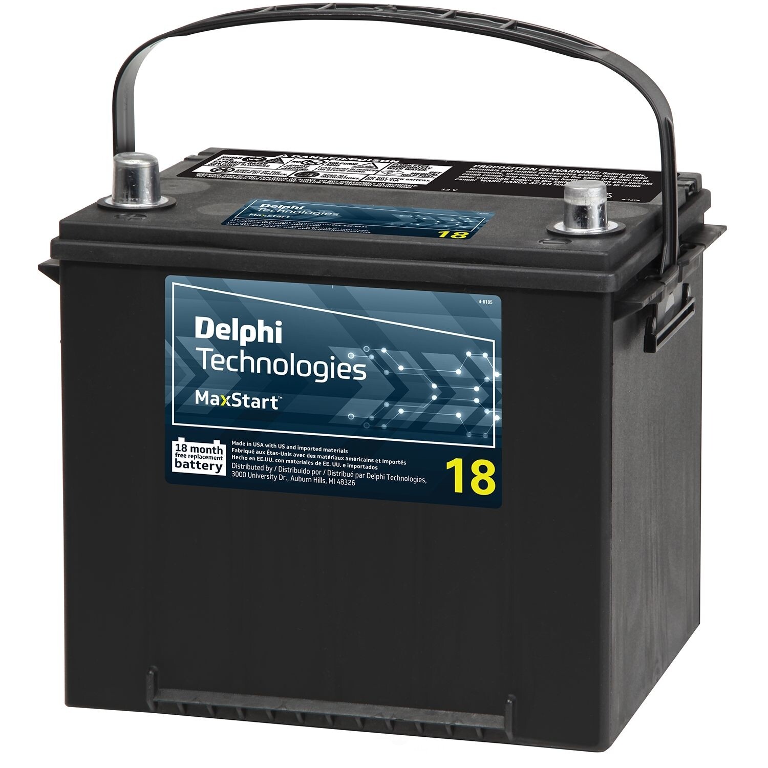 Vehicle Battery-MaxStart 18 Battery Delphi BU5025 for sale online | eBay