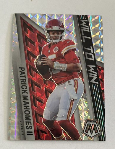 Patrick Mahomes RARE SILVER REFRACTOR PRIZM INVESTMENT CARD MOSAIC SSP ...