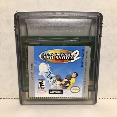 Tony Hawk's Pro Skater 2 (NINTENDO GAMEBOY COLOR) Cartridge Only ...