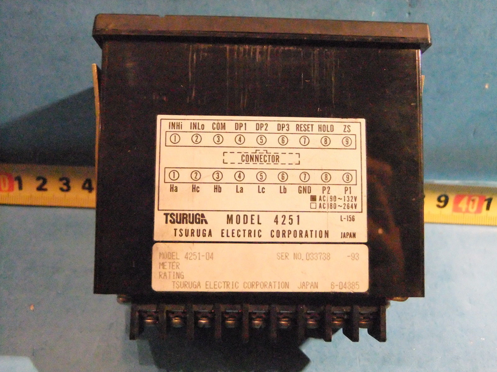 TSURUGA ELECTRIC CORPORATION MODEL 4251-04 Meter | eBay UK
