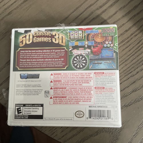 50 Classic Games 3D (Nintendo 3DS, 2012) for sale online | eBay