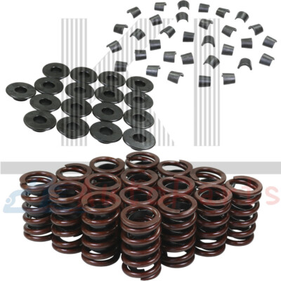 Valve Springs Kit With Steel Retainers & Locks For Chevrolet SBC 327 ...