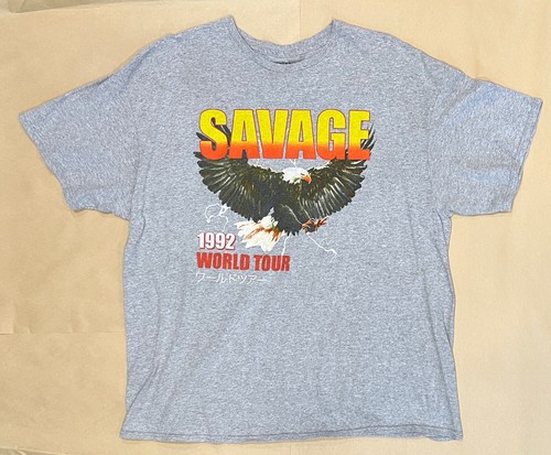 T-shirt Savage 1992 World Tour 2XL | eBay