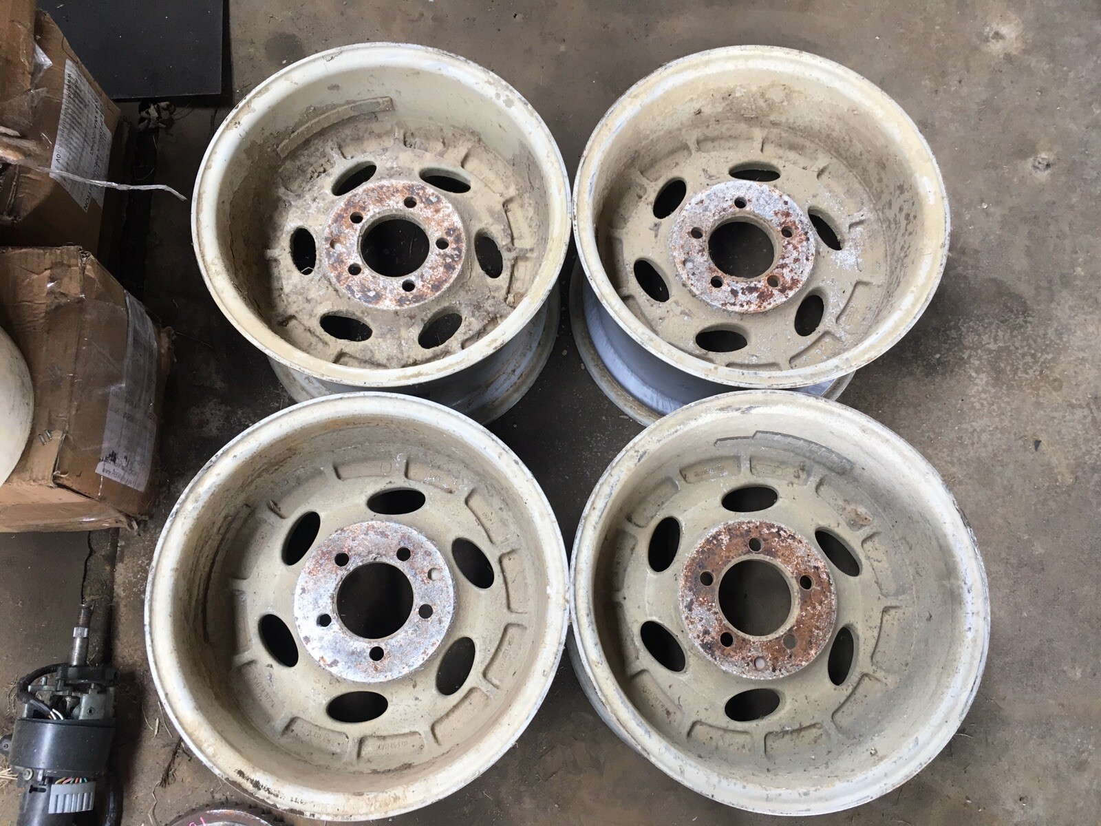 Jeep Ford Chrysler Chevy 15 INCH 5x4.5 5x114.3 ALLOY ALUMINUM WHEELS ...
