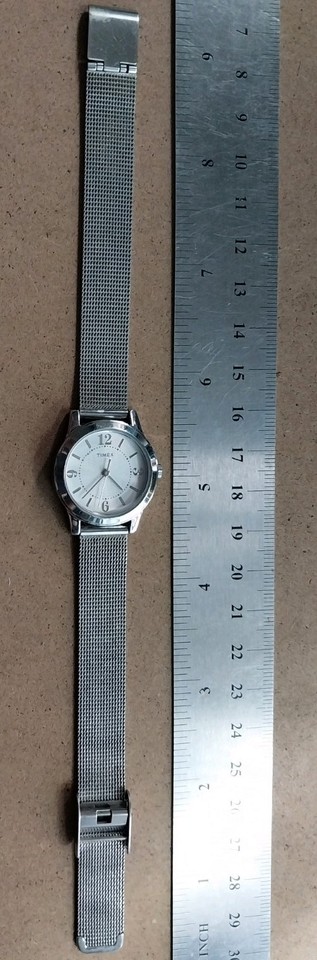 Timex Quartz Watch SR626SW O8 Stainless Steel Band New Battery | eBay