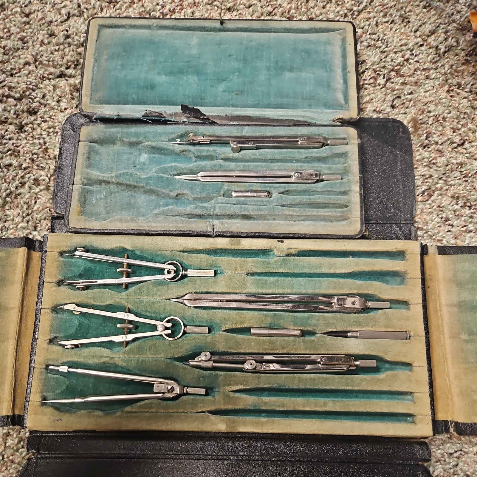 VTG U.S. Blue Co. Chicago Writing Instruments Drafting Tools Made in ...