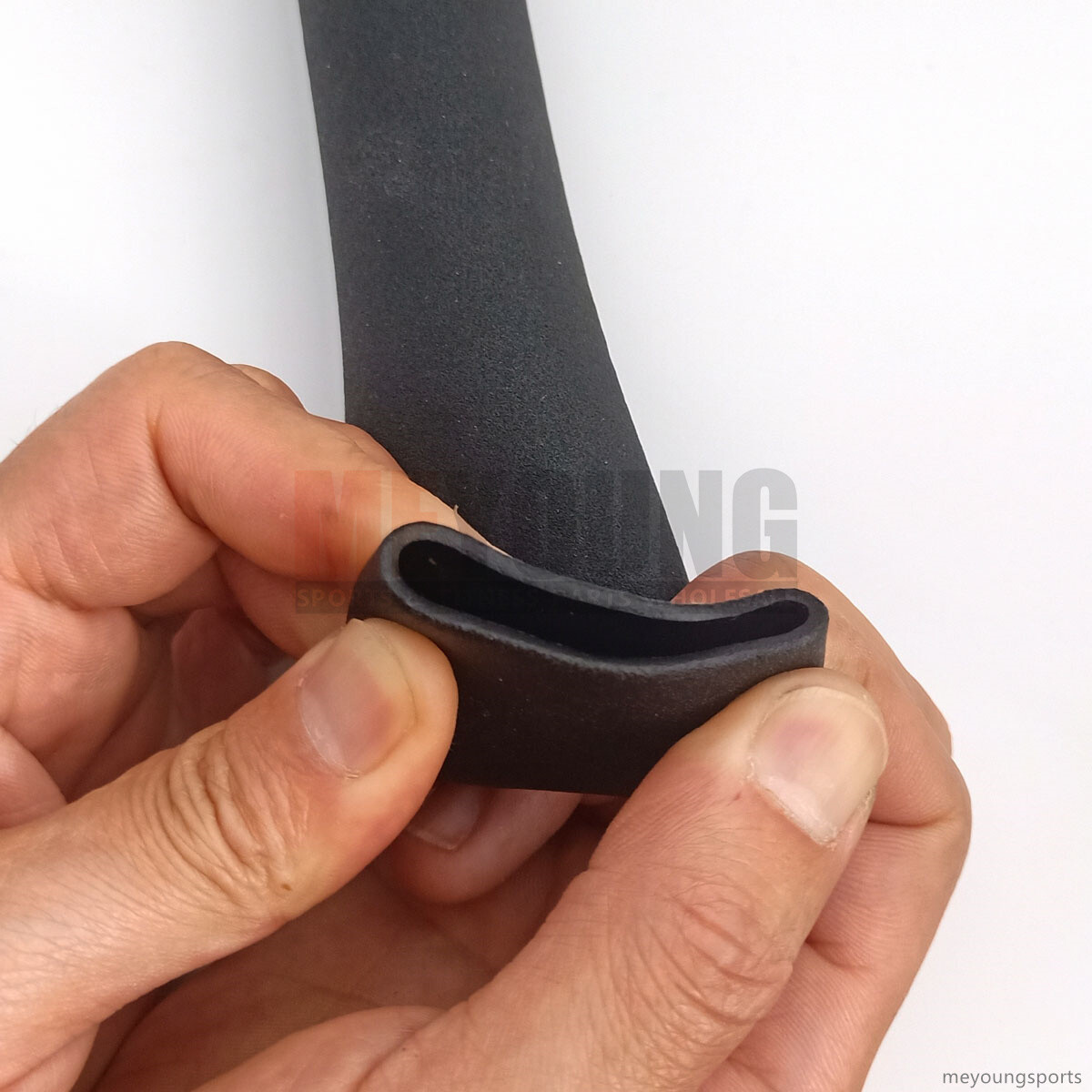 Pair 1-1/4"- 6/8/10/12/16"L Rubber Handle Grips One End Closed 32mm ...