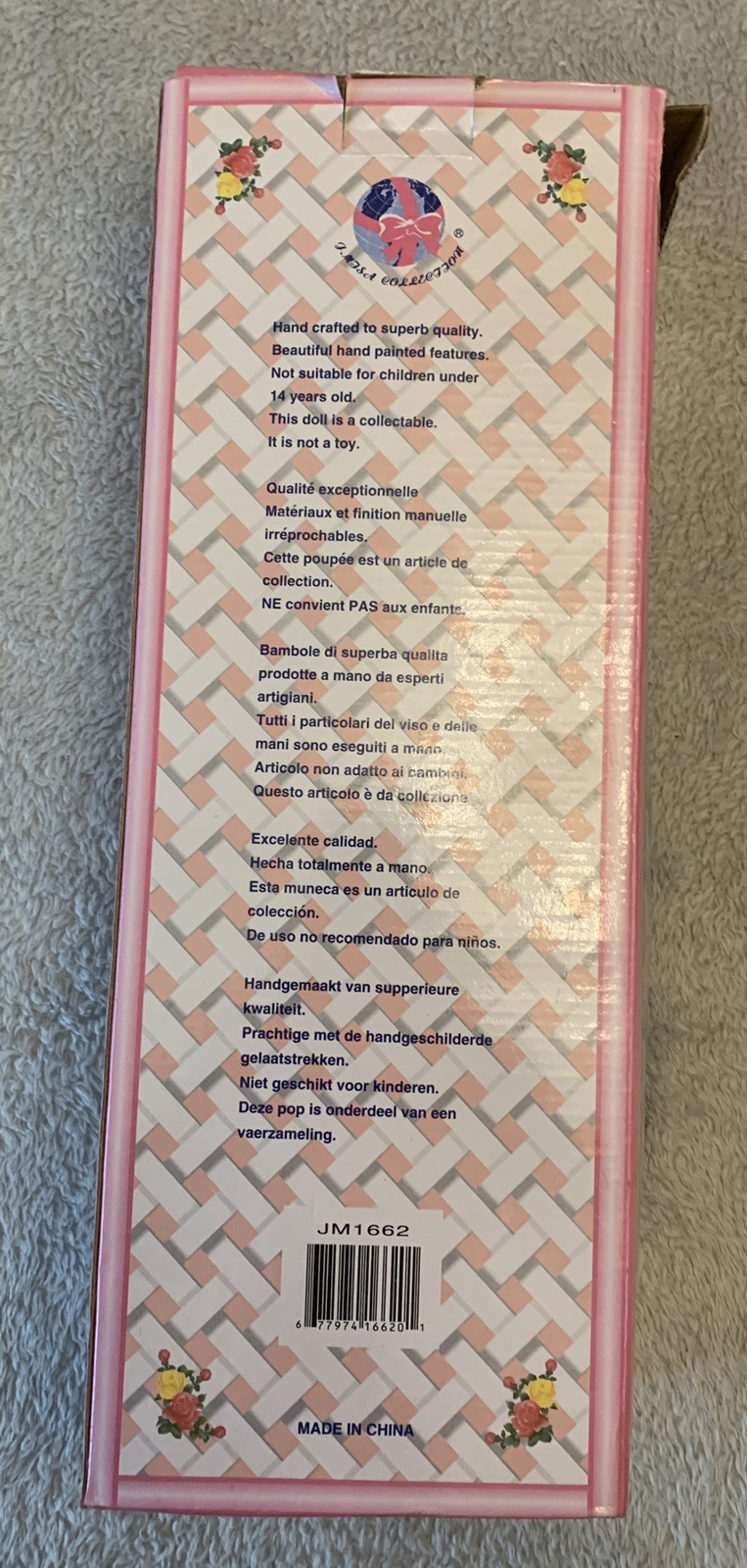 J Misa Collection Porcelain Doll Pink | eBay