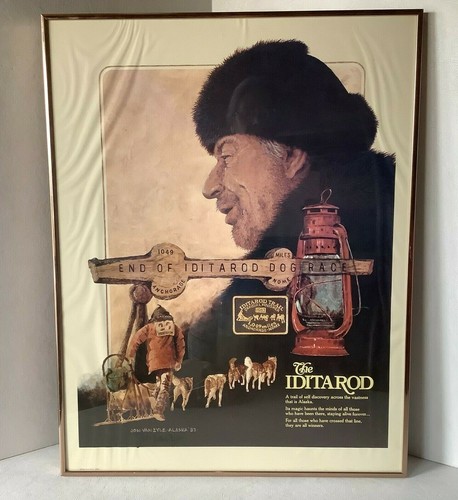 Jon Van Zyle The Iditarod Alaska Dog Race Signed Poster Art Print ...